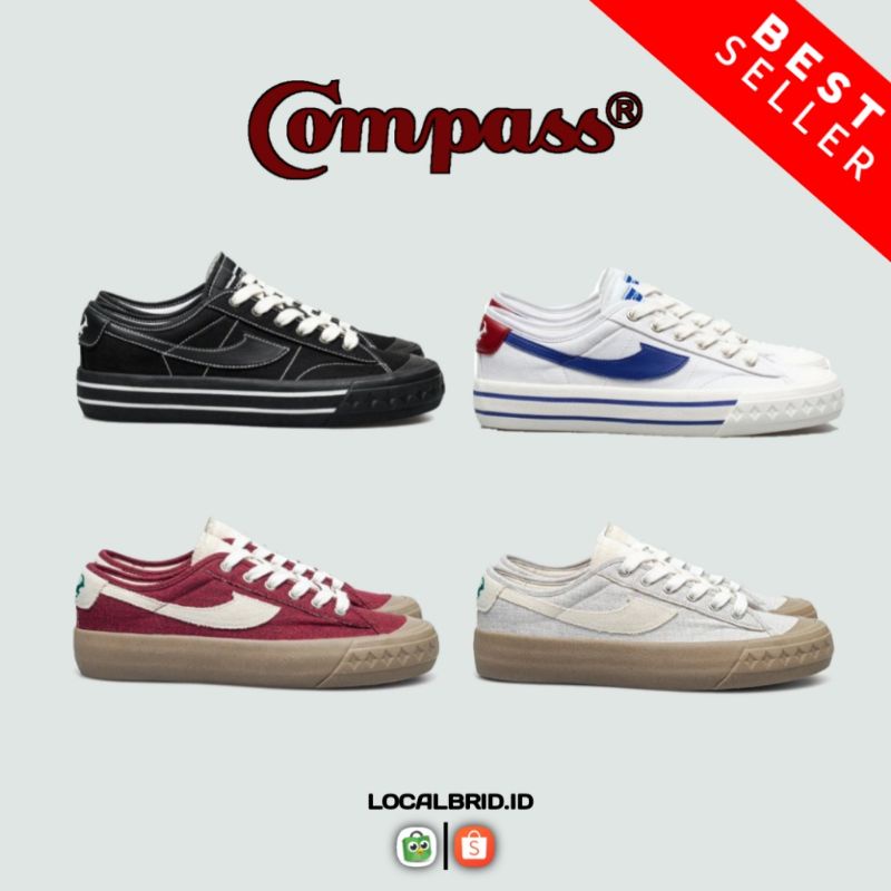 Jual Sepatu Compass Retrograde low series | Shopee Indonesia