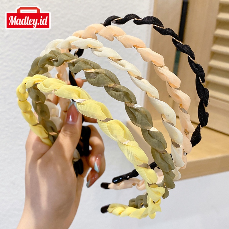 Jual MAdley Headband Bando Rambut Wanita Korea Fashion Kekinian Bondu ...