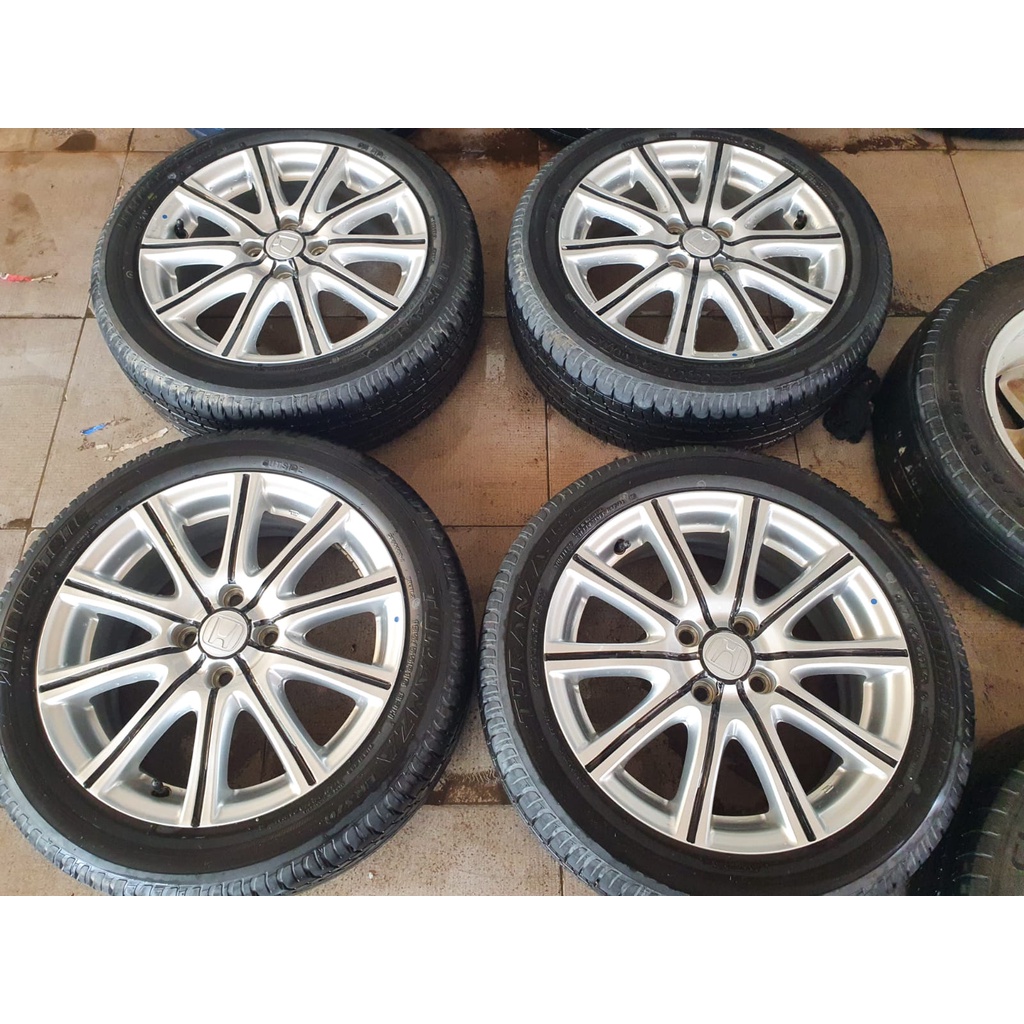Jual velg oem bekas copotan mobil honda jazz ring 16x6 baut 4x100 plus ...