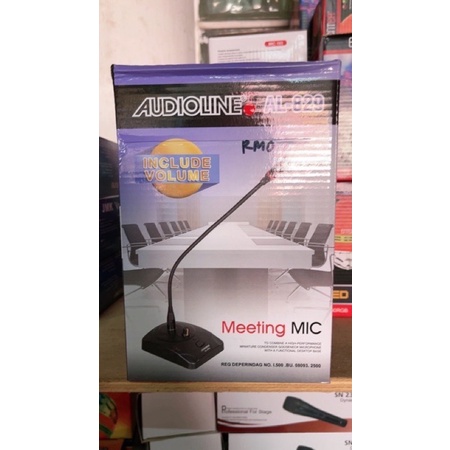 Jual Mic mimbar / microphone meja Audioline podium | Shopee Indonesia