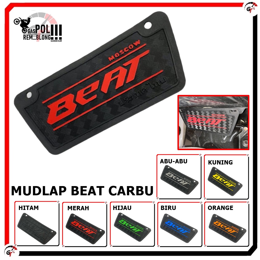 Jual MUDLAP BEAT KARBU CARBU MUDFLAP KARET PENAHAN LUMPUR PELINDUNG ...