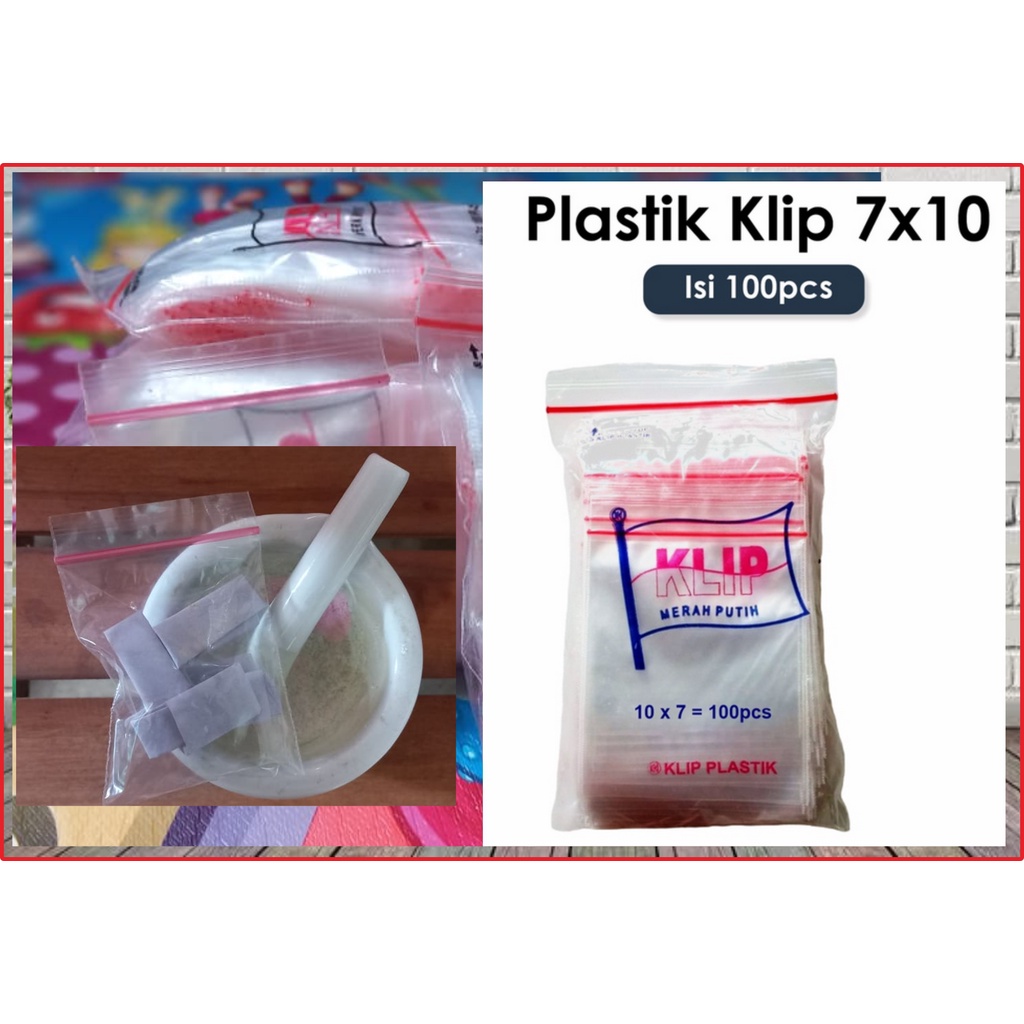 Jual Plastik Klip Zip Ziplock Zipper Obat Apotek Isi 100 Pcs POLOS ...