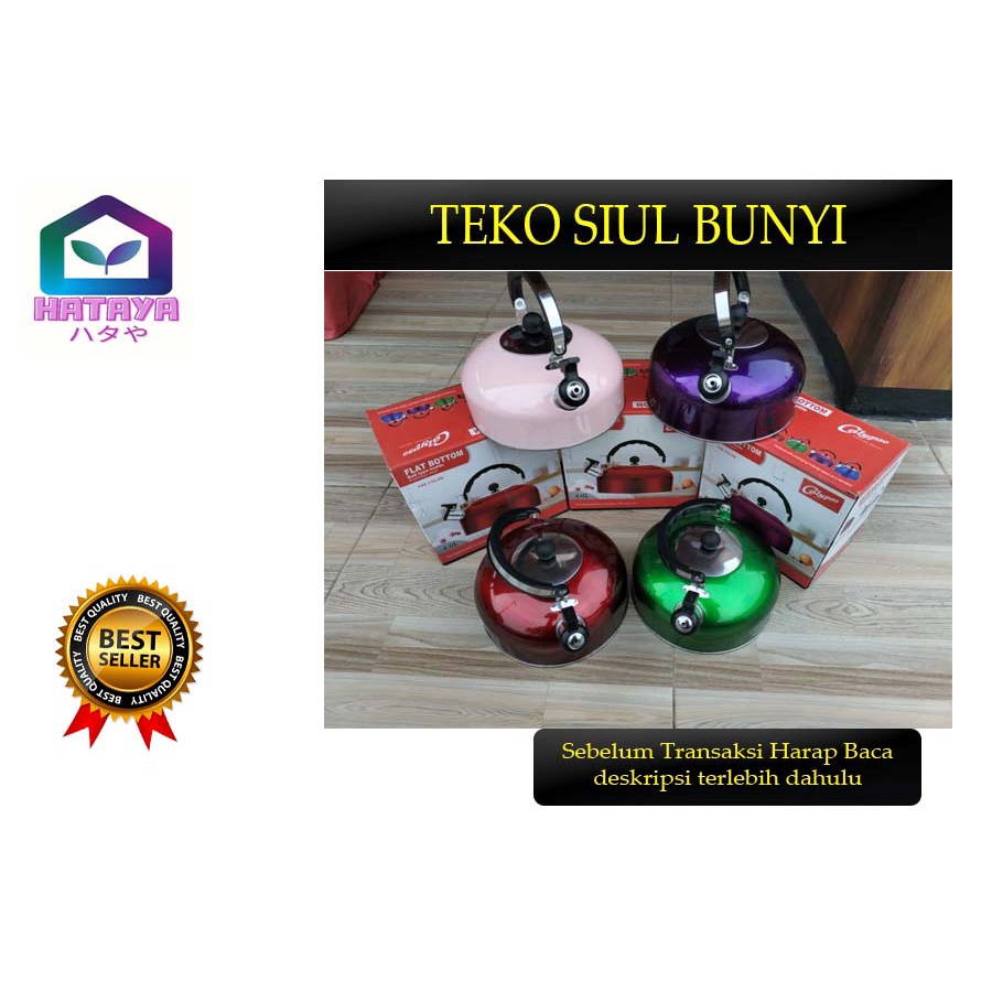 Jual HATAYASHOP - TEKO SIUL BUNYI / TEKO MASAK AIR / TEKO STAINLESS ... Jual HATAYASHOP - TEKO SIUL BUNYI / TEKO MASAK AIR / TEKO STAINLESS ...
