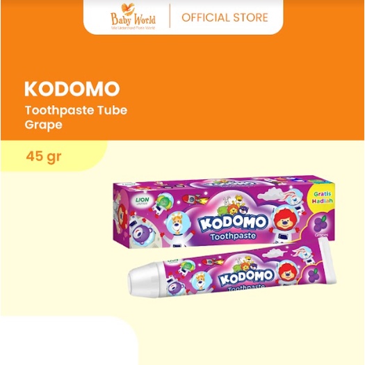 Jual KODOMO Toothpaste Tube 45Gr (Grape) | Shopee Indonesia