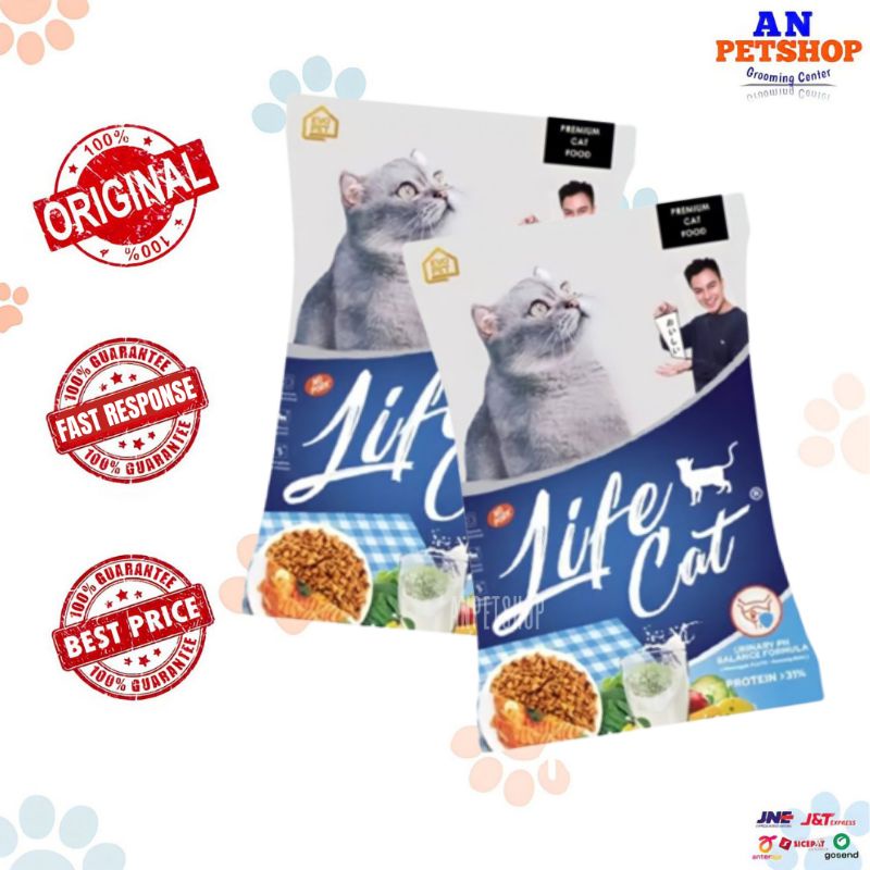 Jual Life Cat 20kg Makanan kucing kering All life stages premium ...