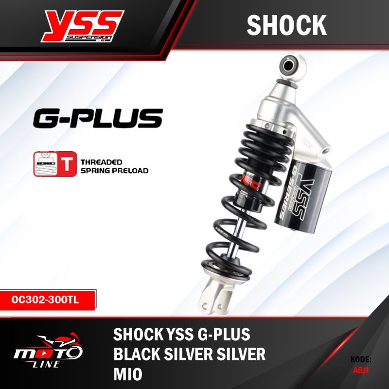 Jual Shock Shockbrear YSS G PLUS Mio Beat Vario Scoopy 300mm | Shopee ...