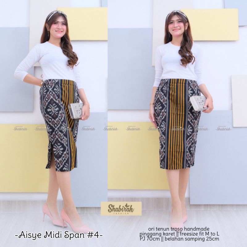 Jual ROK SPAN, ROK KEBAYA TENUN BELAHAN DEPAN | Shopee Indonesia