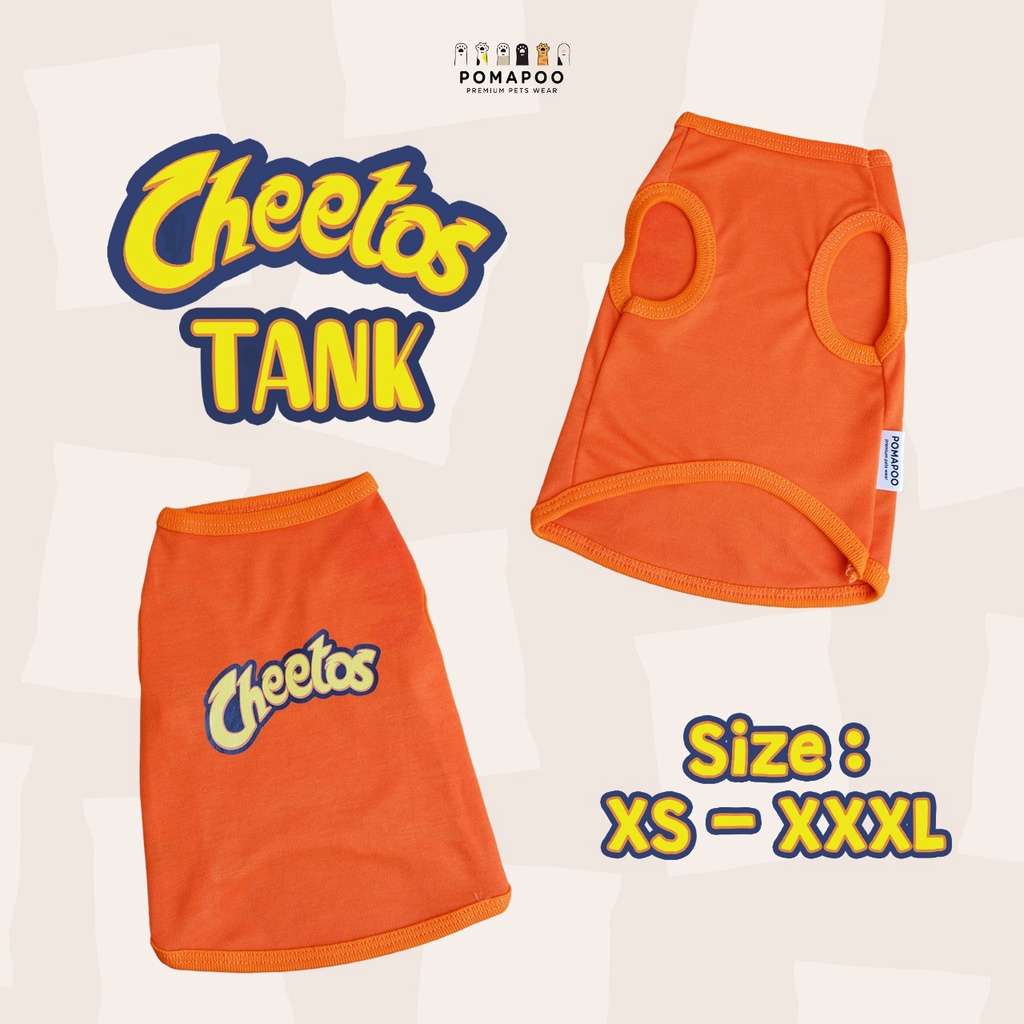 Jual POMAPOO - Baju Kucing dan Baju Anjing Cheetos Tank | Shopee Indonesia