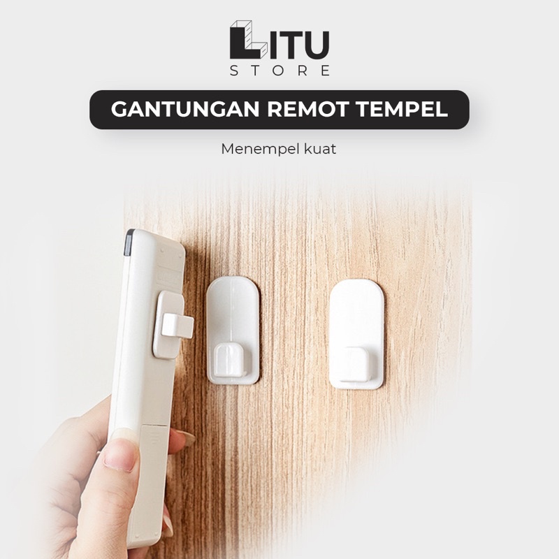 Jual Holder gantungan remote tv ac tempel dinding gantung 1 set(1 ...