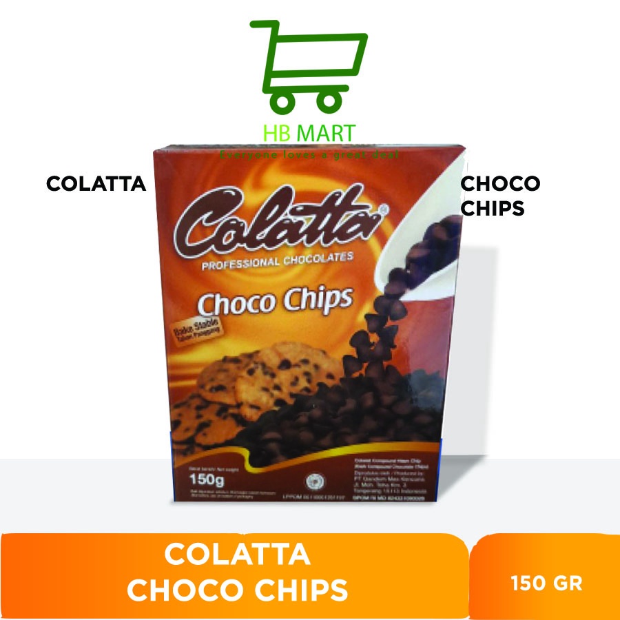Jual COLATTA CHOCO CHIPS 150GR | Shopee Indonesia