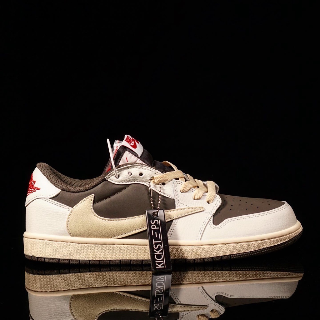 Jual Nike - Air Jordan 1 x Travis "Mocha" - HI QUALITY PREMIUM SNEAKERS ...