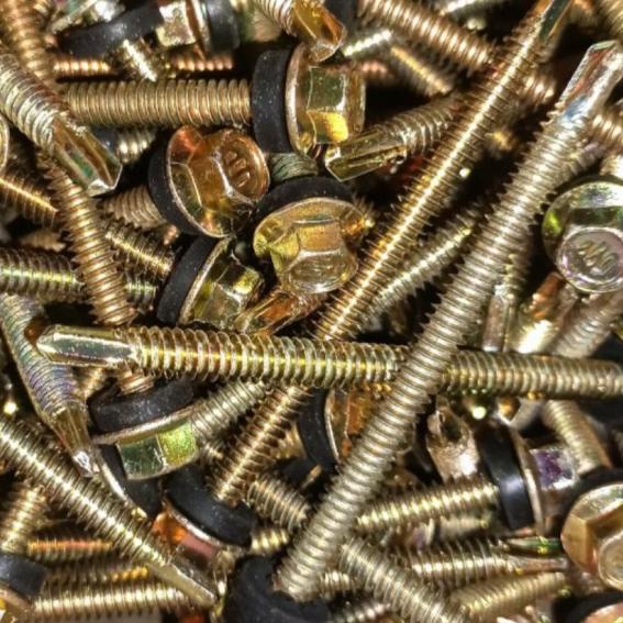 Jual Skrup Baut Roofing /Baja Ringan/Spandek Kuning 12 x 70 isi 250 pcs ...