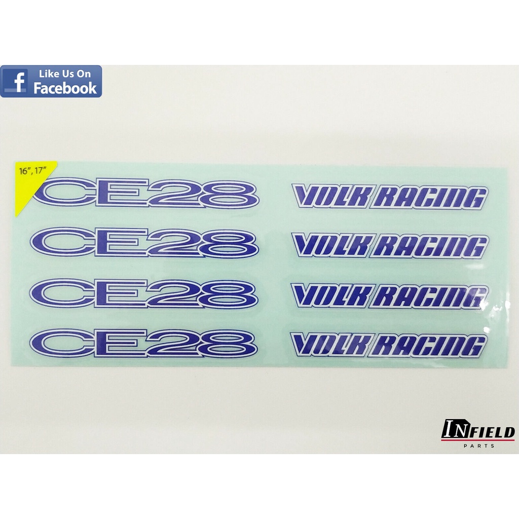 Jual stiker volk racing ce 28 sticker velk mobil volk racing 8pcs ...