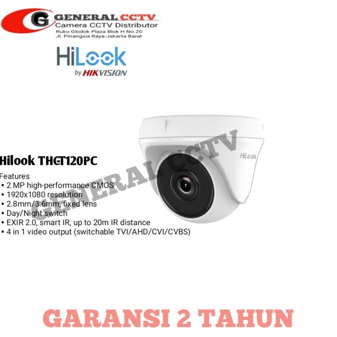 Jual Camera Cctv Hilook Indoor 2 MP Turbo HD T120PC | Shopee Indonesia