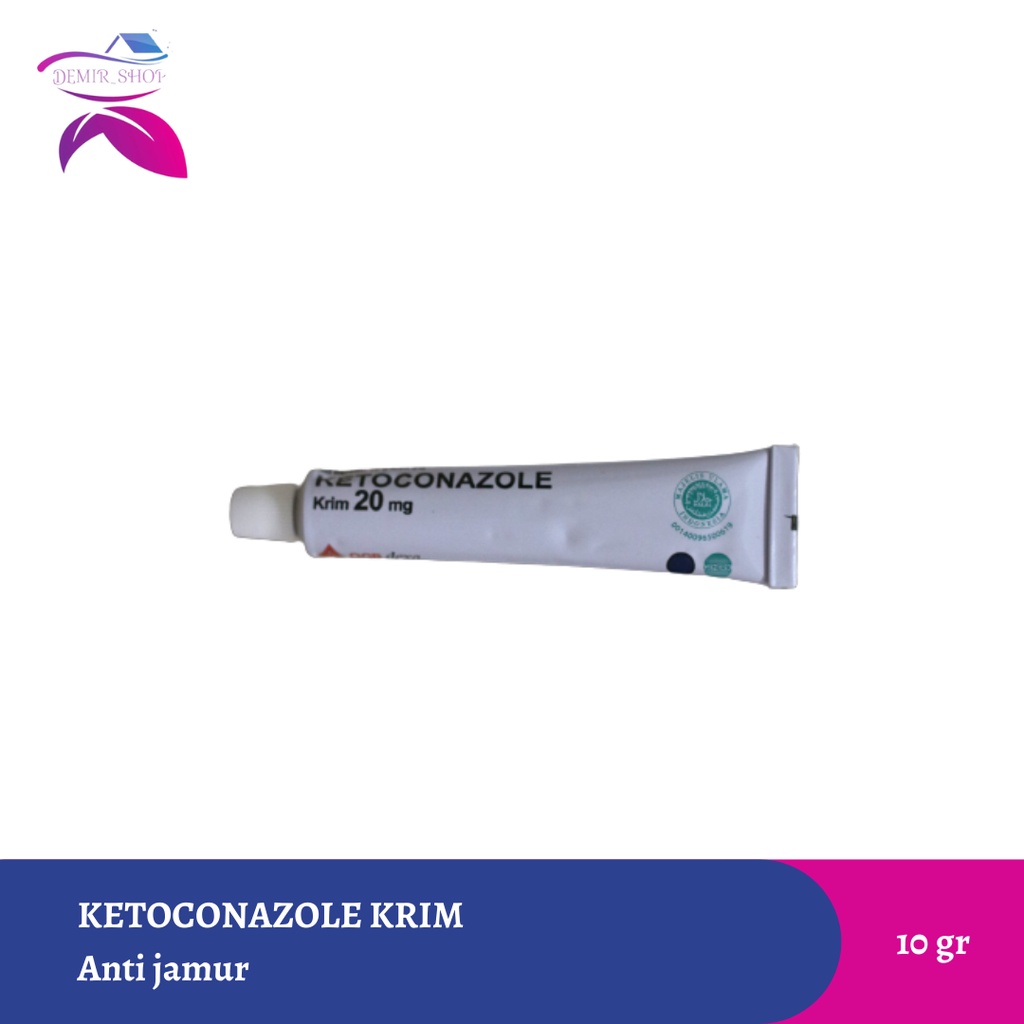 Jual Ketoconazole Cream 10gr Salep Anti Jamur / Panu / Gatal / Kutu Air | Shopee Indonesia