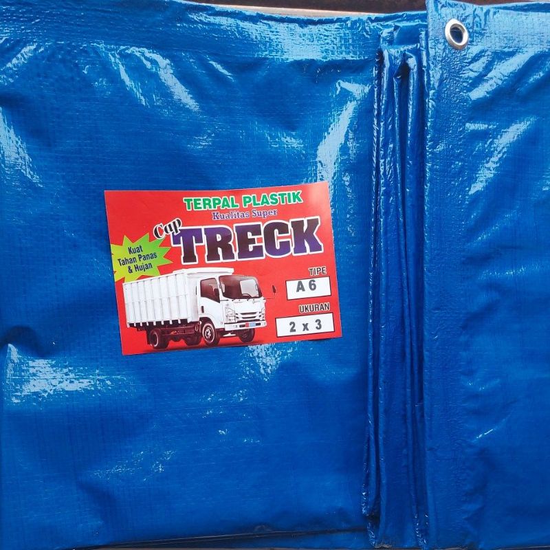 Jual Terpal Plastik A6 Ukuran 2x3 meter cap TRECK | Shopee Indonesia