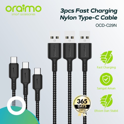 Jual Oraimo Kabel Data Android USB Type-C Fast Charging Data Cable ...