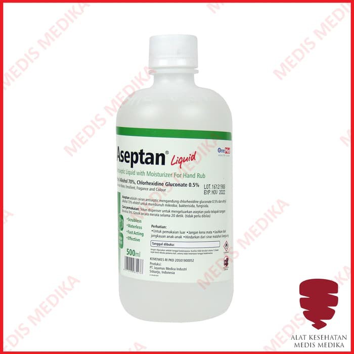 Jual Aseptan Liquid Refil 500 ml Cairan Pembersih Anti Bakteri Onemed | Shopee Indonesia