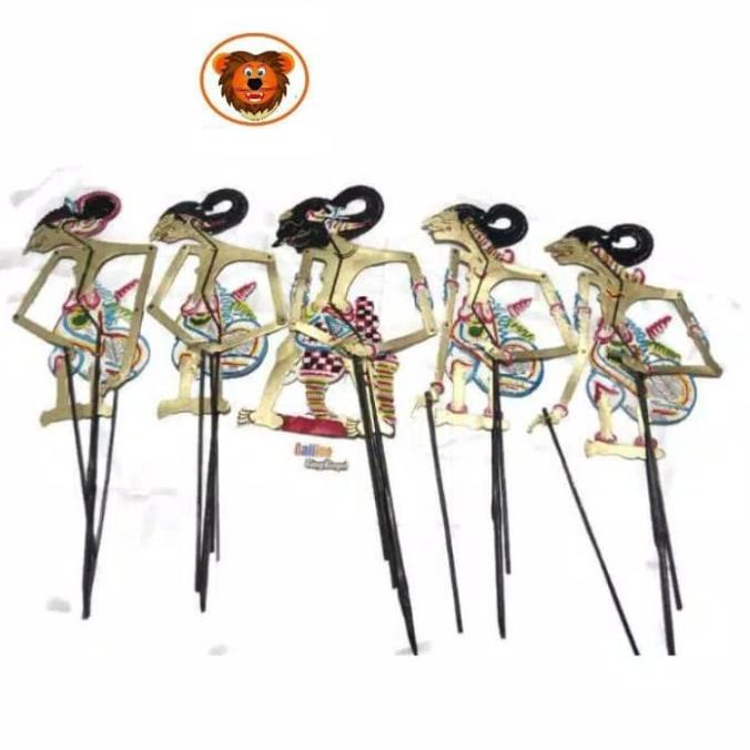 Jual wayang kulit pandawa lima 30cm kidangan 1 set(5pcs) | Shopee Indonesia
