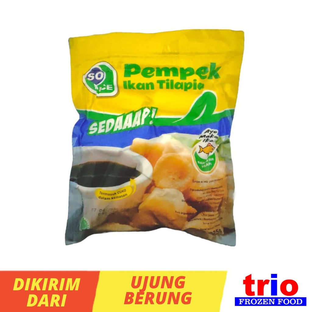 Jual SO NICE PEMPEK IKAN TILAPIA 225GR | Shopee Indonesia