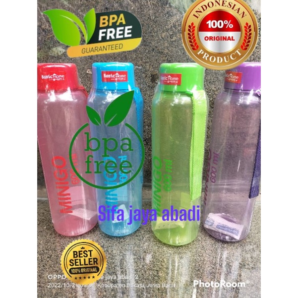 Jual botol minum 600 ml /botol minum anak sekolah | Shopee Indonesia