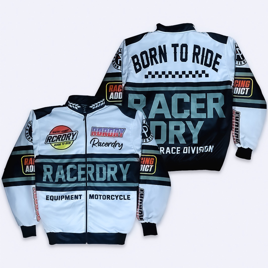 Jual Nascar Jacket Racing Jaket Varsity Pria Wanita Original Racerdry Jaket Motor | Shopee Indonesia