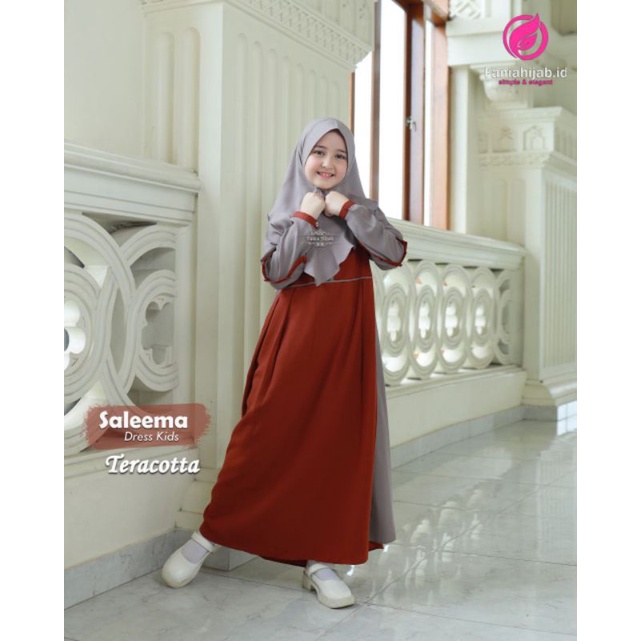 Jual saleema dress kids edisi hari raya(hanya dres) | Shopee Indonesia