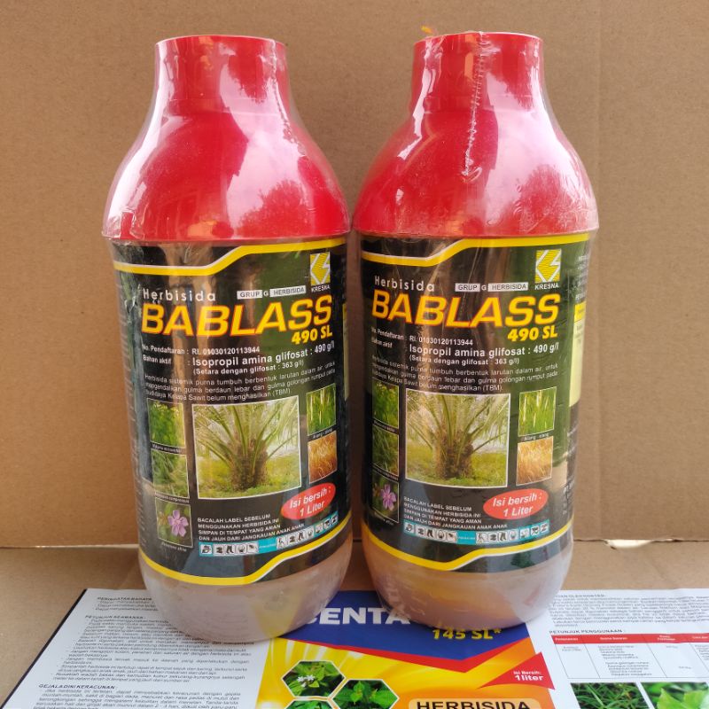 Jual Herbisida BABLASS 490 SL 1 Liter Pembasmi Rumput Mati Sampai Akar ...