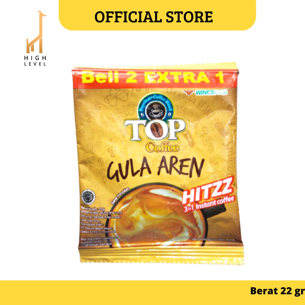 Jual Kopi Top Coffee Gula Aren 22 gr (1 Sachet) | Shopee Indonesia