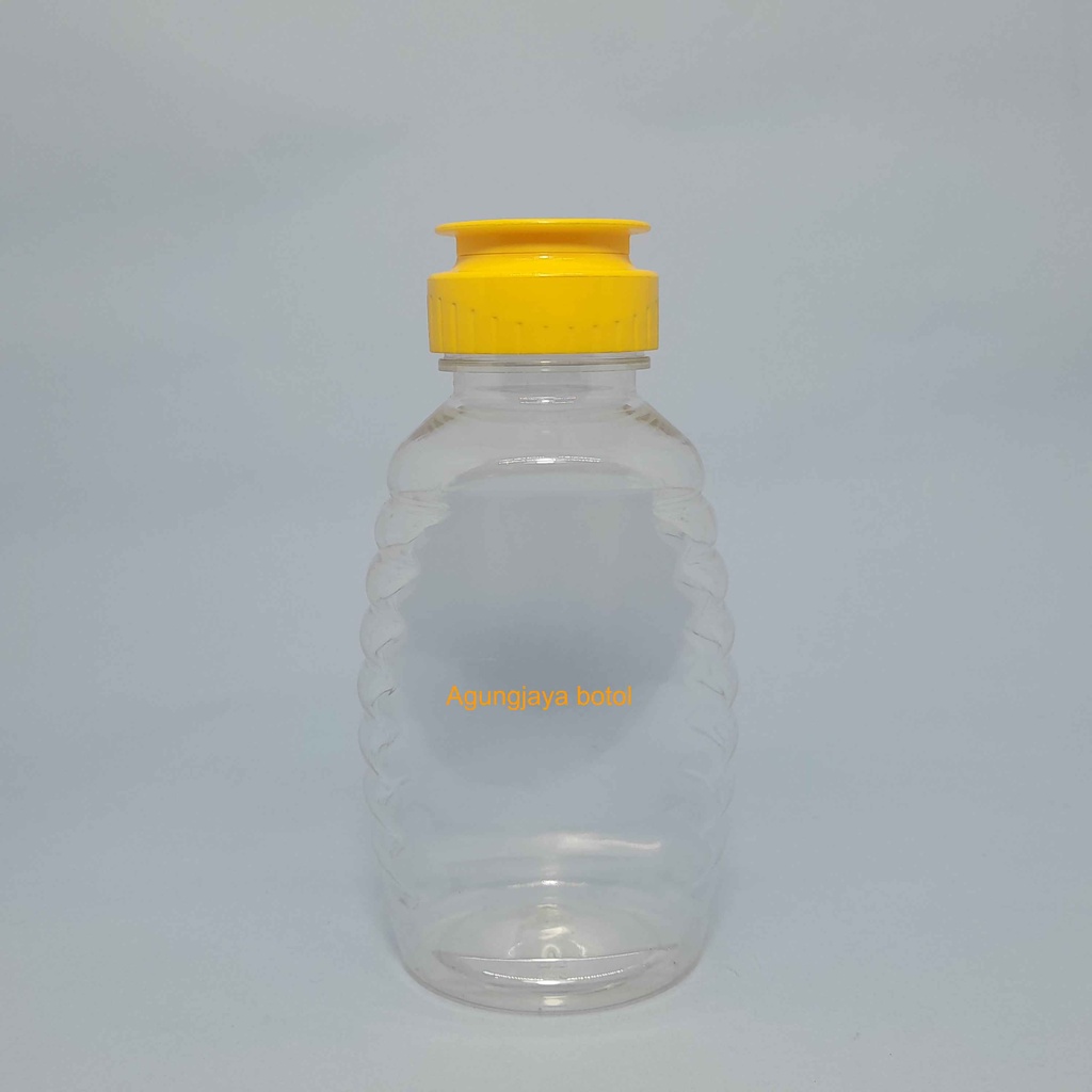 Jual Botol Madu TJ Oval 250 ml Tutup Fliptop / Botol Madu 250 ml ...