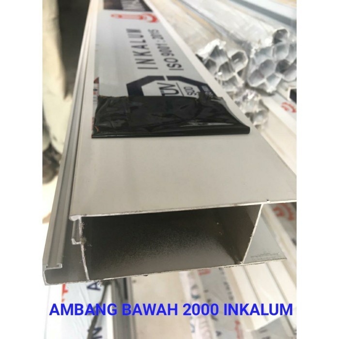 Jual Bahan Kusen Aluminium Alumunium Batangan Ambang Bawah 2000 Inkalum ...