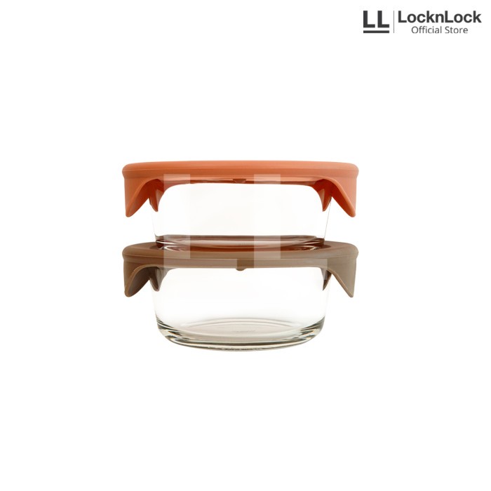 Jual NEW LocknLock - Meal Oven Glass Container - 2P 450ml | Shopee Indonesia