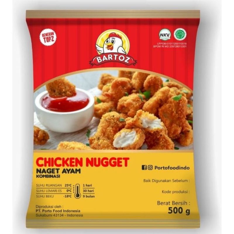 Jual BARTOZ NAGET 500G | Shopee Indonesia