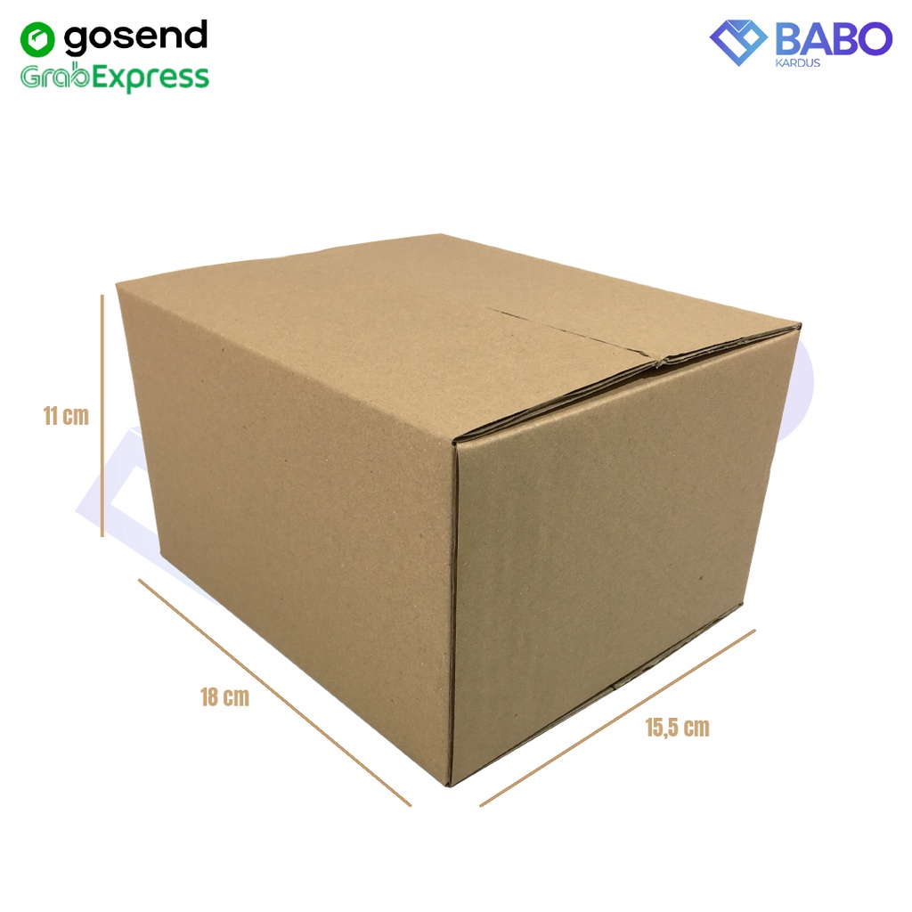 Jual KARDUS|KOTAK|KARTON|PACKAGING 18x15,5x11 cm MURAH (Kardus 18 x 15. ...