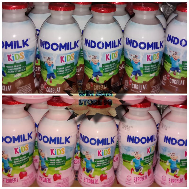 Jual Susu UHT Indomilk Kids botol 190 ml | Shopee Indonesia