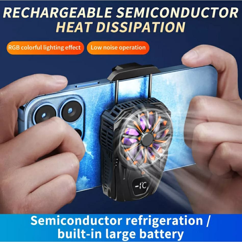 Jual Radiator Fancooler Pendingin Hp Cooler HP Gaming RGB light Dengan ...