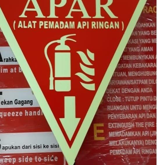 Jual ACRYLIC APAR SIGN SEGITA FOSFOR GLOW IN THE DARK 20 X 20CM ...