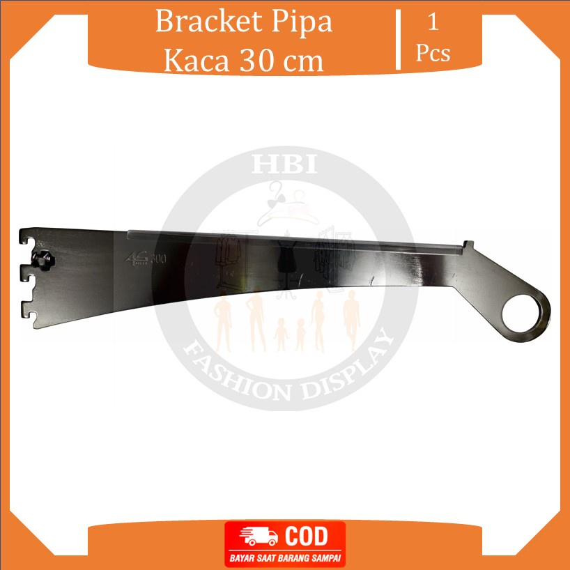 Jual Bracket Pipa Kaca Multifungsi H30 | Daun Breket Pipa Kaca Bulat 30 ...