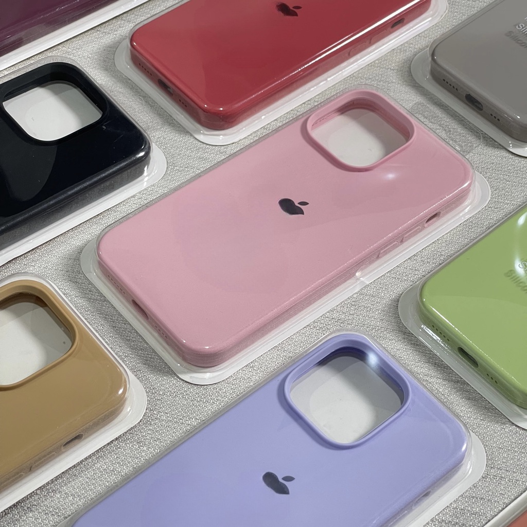 Jual Premium Silicone Case iP 14 Pro / 14 Pro Max / 14 / 14 Plus / 13 / ...