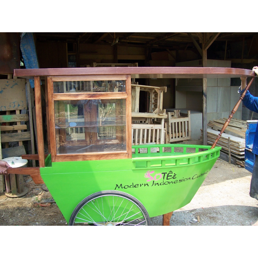 Jual jual pabrik produsen gerobak sate perahu | Shopee Indonesia