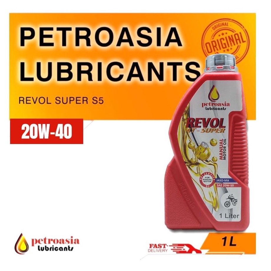 Jual OLI MESIN OLI MOTOR PETROASIA REVOL SUPER 1 LITER SAE 20W-50 ...