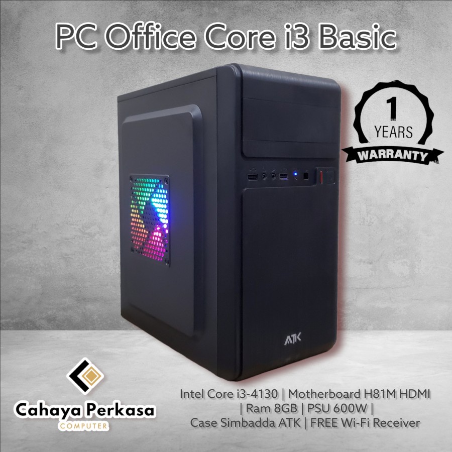 Jual CPU | Komputer | PC Rakitan | PC Deskop | PC Gaming | PC Rakitan Office / Kasir - Core i3 ...