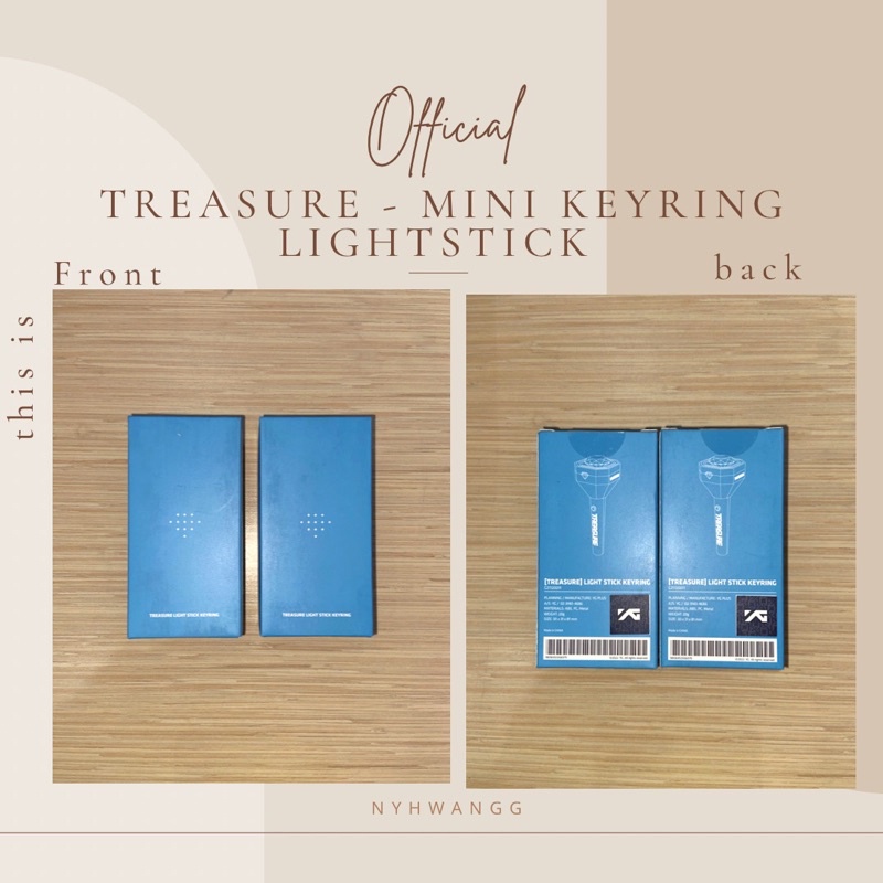 Jual TREASURE - MINI LIGHTSTICK KEYRING OFFICIAL [ready stock] | Shopee ...
