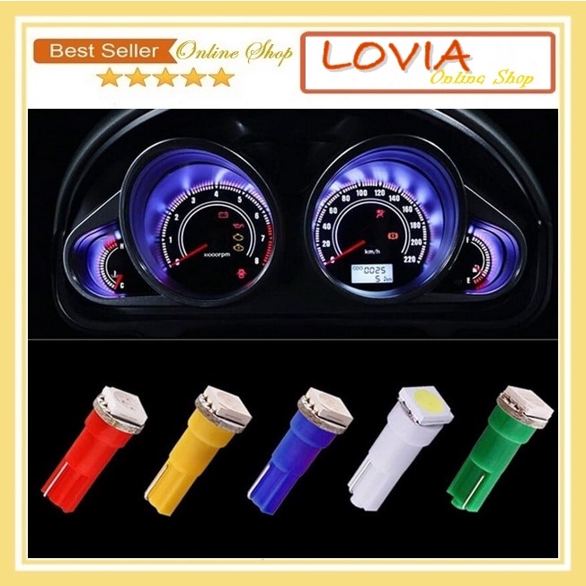 Jual LED T5 Lampu Speedometer Mobil Motor LED COB Super Bright | Shopee ...