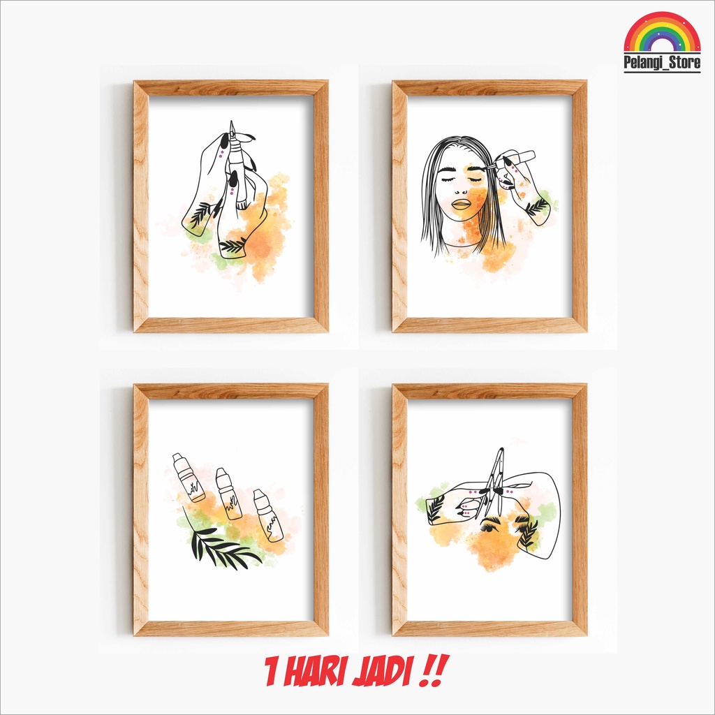 Jual Hiasan Dinding Frame Kayu Hiasan Dinding Poster kayu Walldecor ...