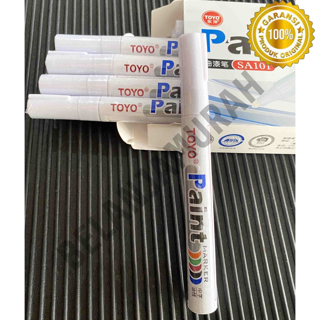 Jual Spidol Ban Toyo SA-101 Marker Paint Tahan Air Anti Luntur Asli 100% | Shopee Indonesia