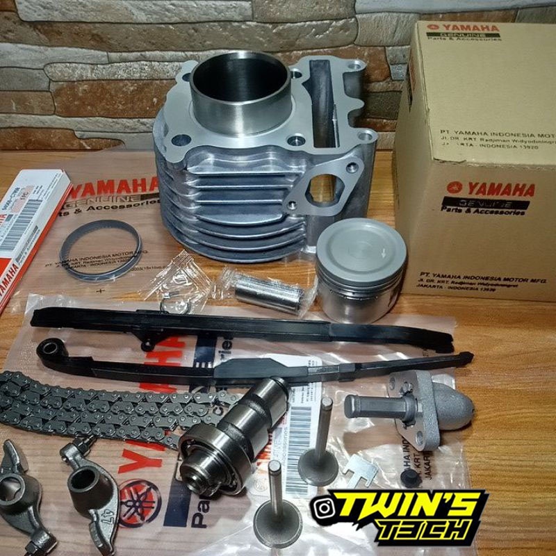 Jual paket komplit block blok seher Mio sporty Mio smile Nouvo Mio soul lama belok cyilinder ...