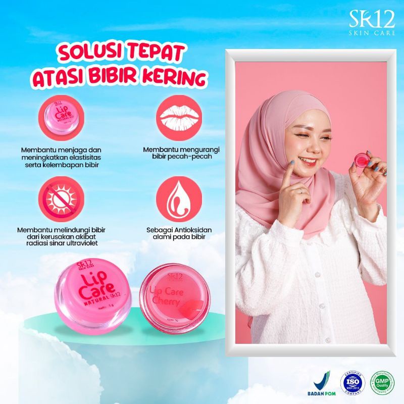 Jual LIP CARE CHERRY SR12 BPOM NUTRISI PELEMBAB DAN PENCERAH BIBIR MERAH ALAMI LIP BALM | Shopee ...