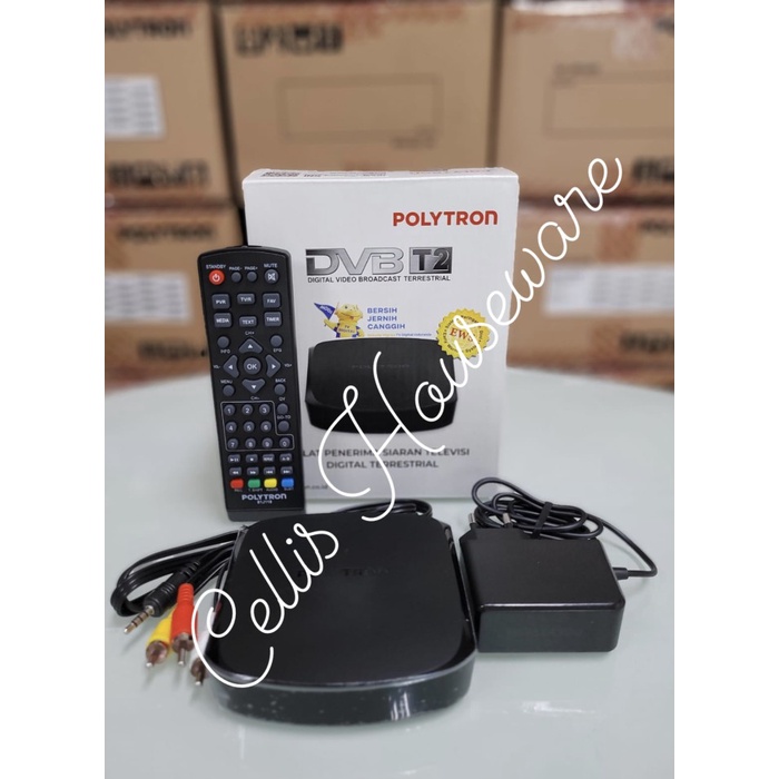 Jual Polytron Set Top Box PDV 700 T2 Alat Siaran Digital TV Full HD STB ...