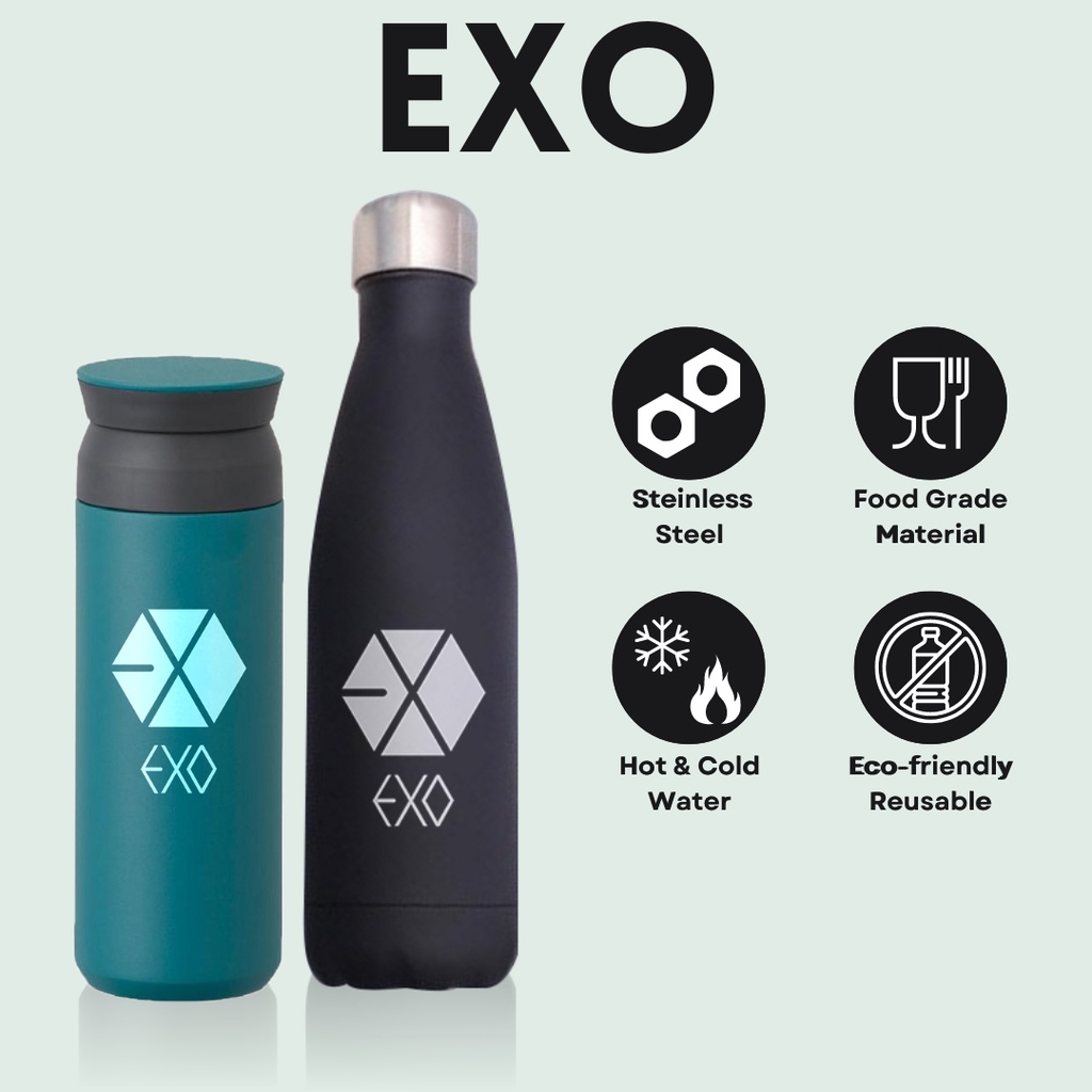 Jual EXO - TUMBLER TERMOS CUSTOM DESAIN LOGO EXO | Shopee Indonesia